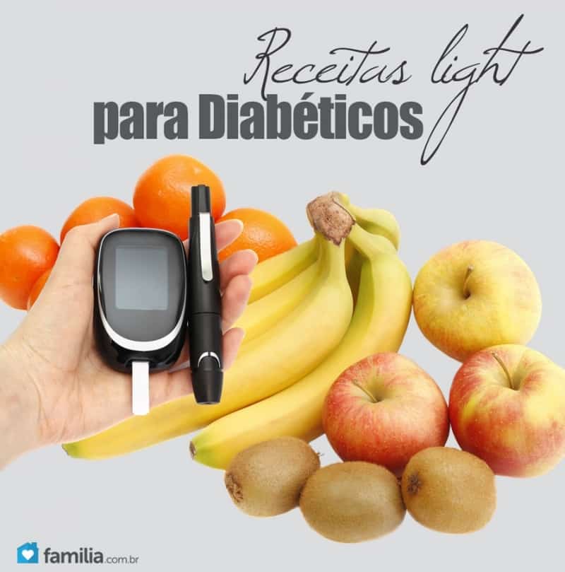 5 receitas light para diabéticos | Familia